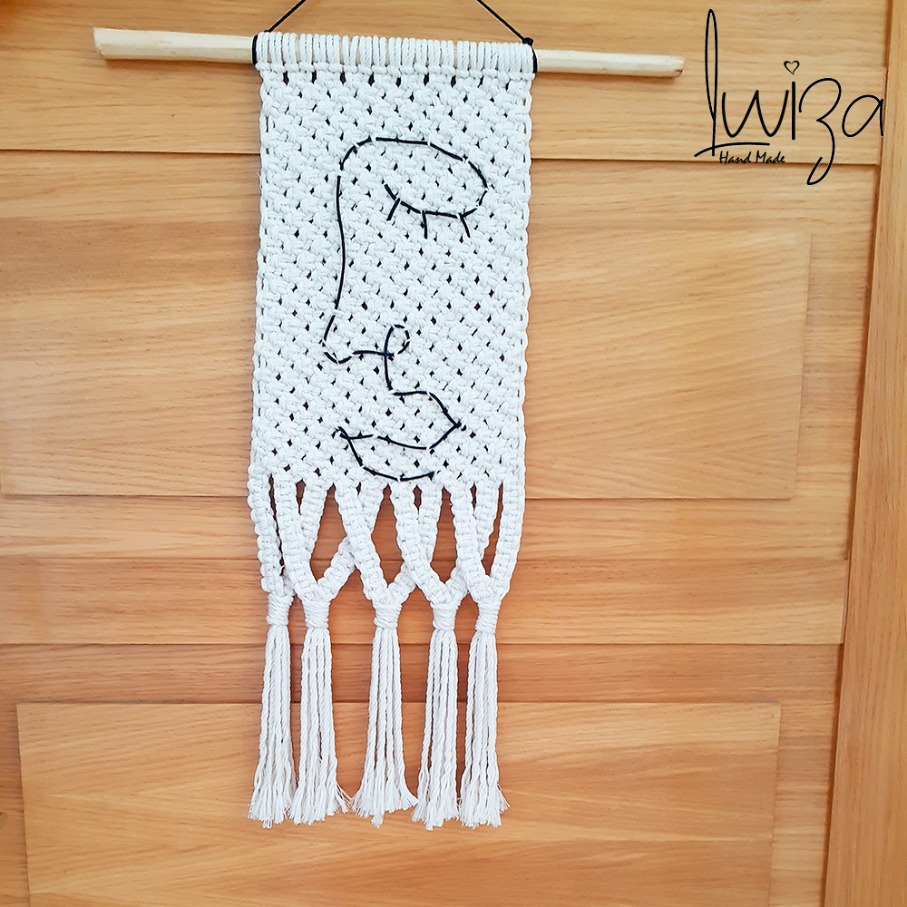 Suspension Face macramé - Lwiza Hand Made