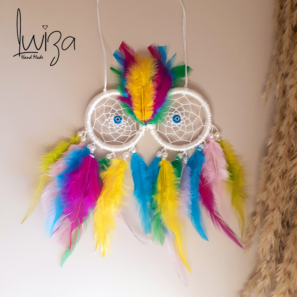 Dreamcatcher multicolore - Lwiza Hand Made