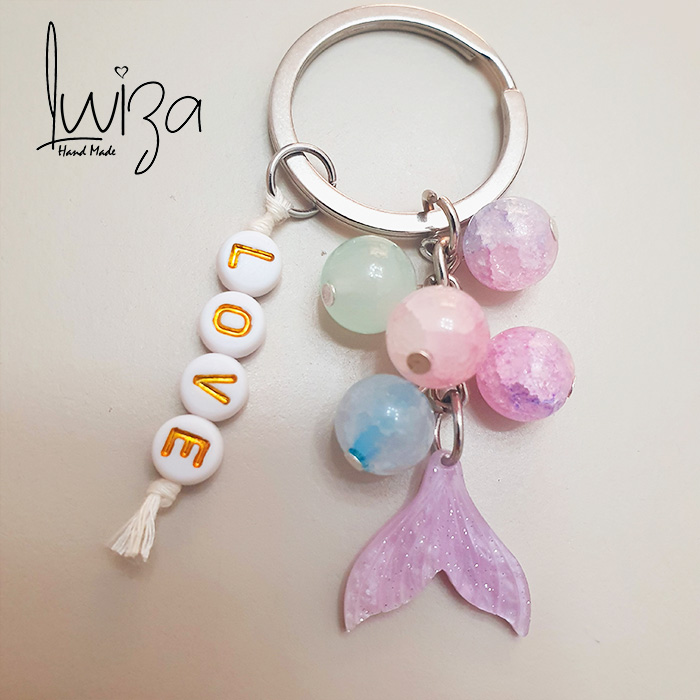 porte clé personnalisé - Lwiza Hand Made